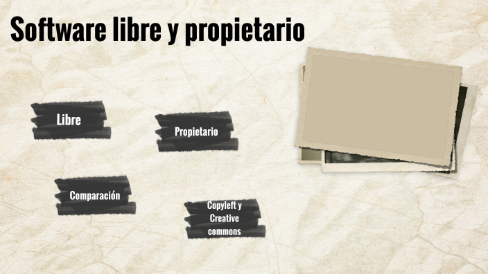 Software libre y software propietario by Simon Calderon on Prezi