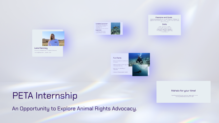 PETA Internship by Lane Maroney on Prezi