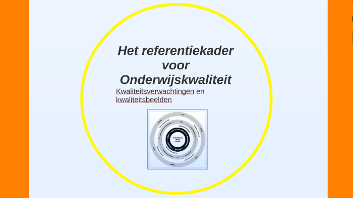 Het referentiekader voor Onderwijskwaliteit by Benjamin Rombaut on Prezi