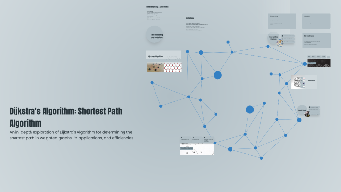 Dijkstra's Algorithm: Shortest Path Algorithm by Phuntsho Wangmo on Prezi