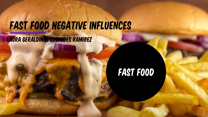 THE FAST FOOD NEGATIVE INFLUENCES by Laura Geraldinne Cespedes Ramirez ...