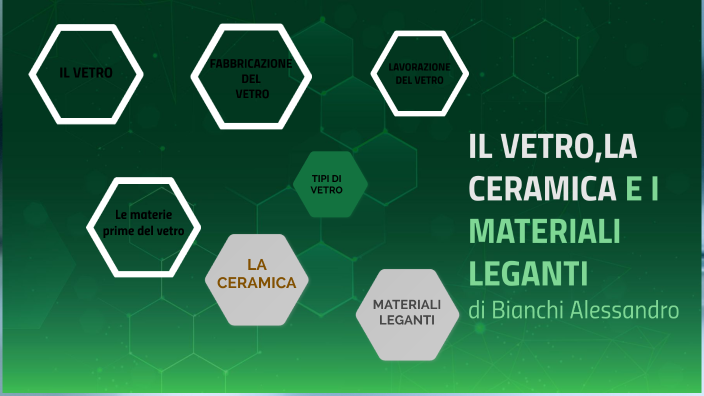 Vetro, Ceramica e Materiali Leganti by Alessandro Bianchi on Prezi