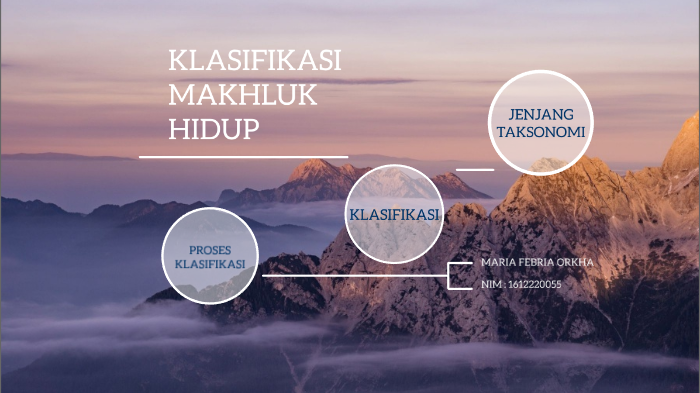 Klasifikasi makhluk hidup by maria febria orkha on Prezi