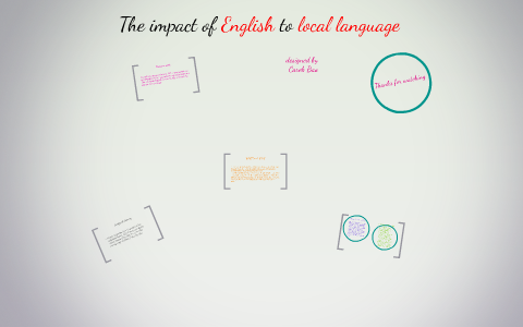 The impact of English to local language by BAO SICHENG on Prezi