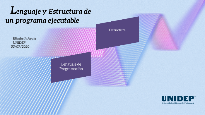 LENGUAJE Y ESTRUCTURA DE UN PROGRAMA EJECUTABLE by Aurora Elizabeth ...