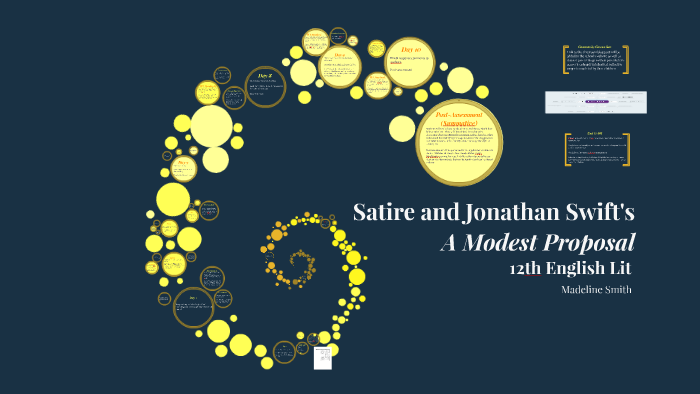 Satire and Jonathan Swift's A Modest Proposal by Madeline Smith on Prezi