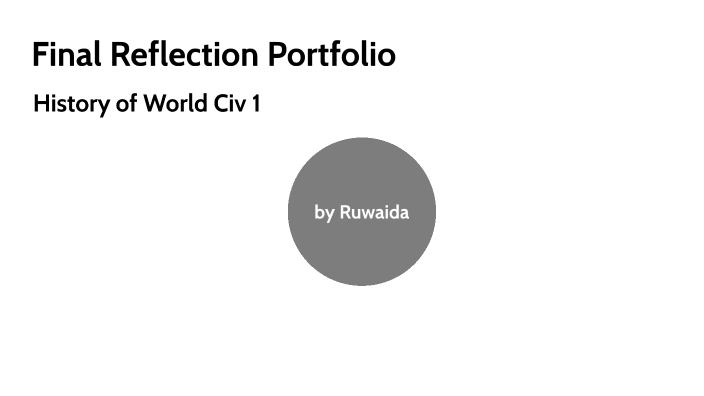 Final Reflection Portfolio by r m on Prezi