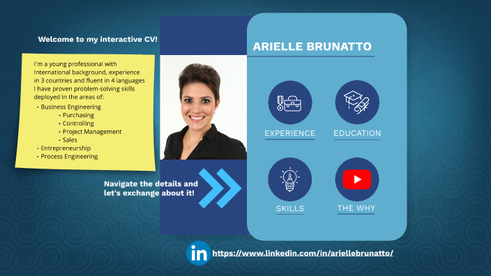 My interactive CV by Arielle Brunatto on Prezi
