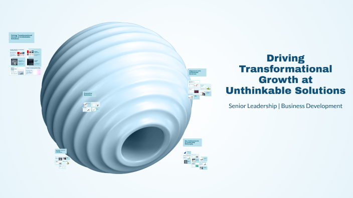 Driving Transformational Growth at Unthinkable Solutions by Ram Sudhir ...