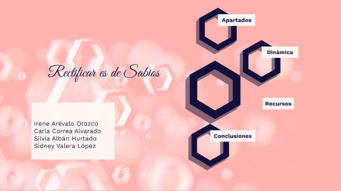Rectificar es de Sabios by Silvie Albán on Prezi