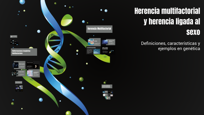 Herencia multifactorial y herencia ligada al sexo by Mateo Hualpa on Prezi