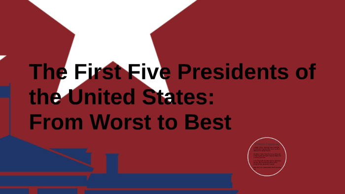 The First Five Presidents by Alyssa Proctor on Prezi
