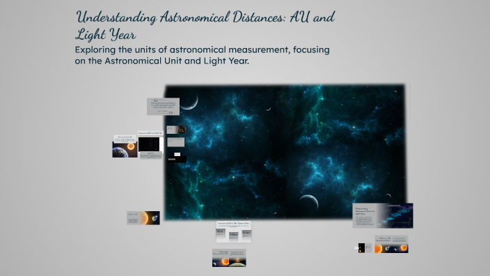 Understanding Astronomical Distances: AU and Light Year by Love Remy on ...