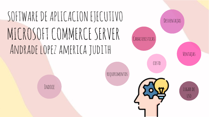 MICROSOFT COMMERCE SERVER by America Andrade Lopez on Prezi