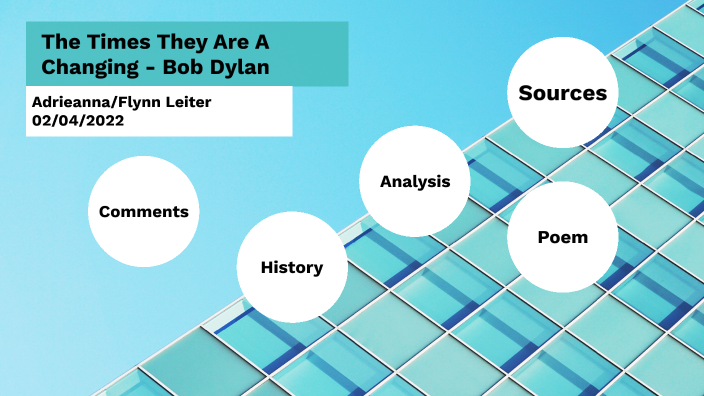 The Time They Are A Changing - Poem Analysis by Adrieanna Leiter on Prezi
