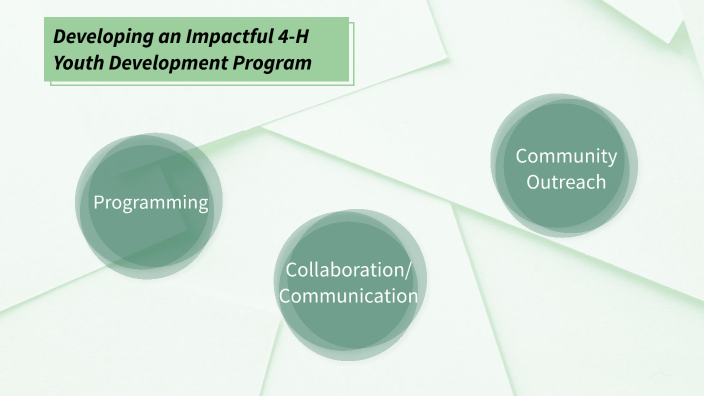 Developing an Impactful 4-H Youth Development Program by Kellynne Doyle on Prezi