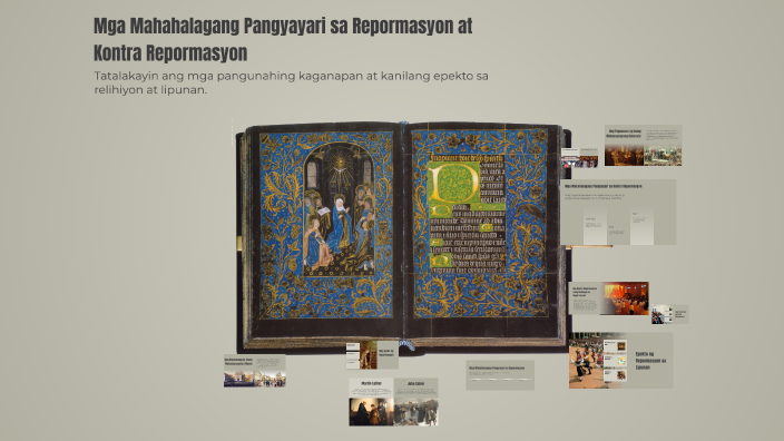 Mga Mahahalagang Pangyayari sa Repormasyon at Kontra Repormasyon by ...