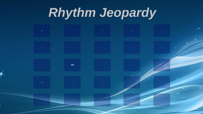 Rhythm Jeopardy by Danielle Zito