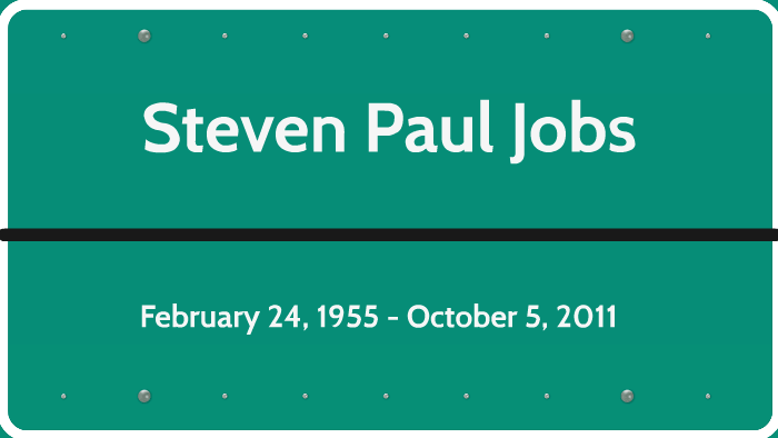 Steven Paul Jobs by Jonathan Easom on Prezi