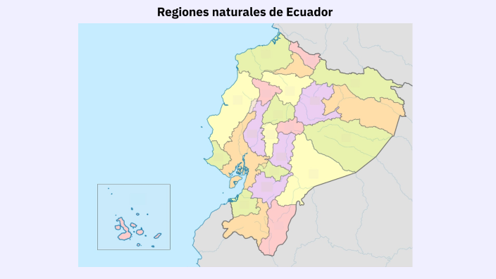 Región Insular Se refiere al archipiélago de Galápagos, que está ...