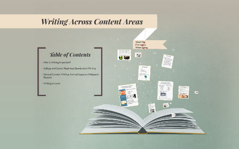 Writing Across Content Areas by Eric Godoy on Prezi