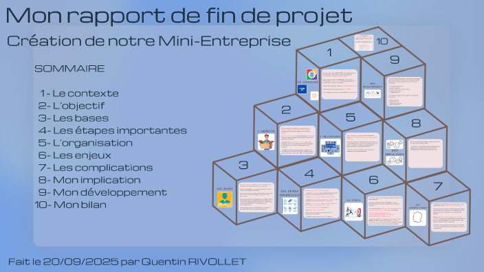 Mon rapport de fin de projet by Quentin RIVOLLET on Prezi