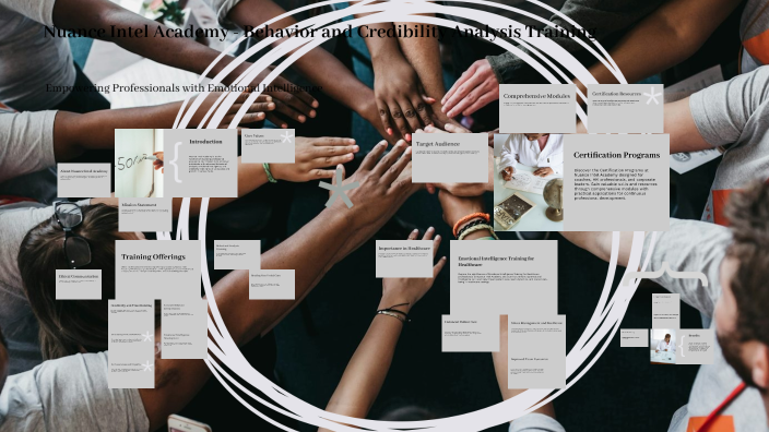 Nuance Intel Academy - Behavior and Credibility Analysis Training by ...