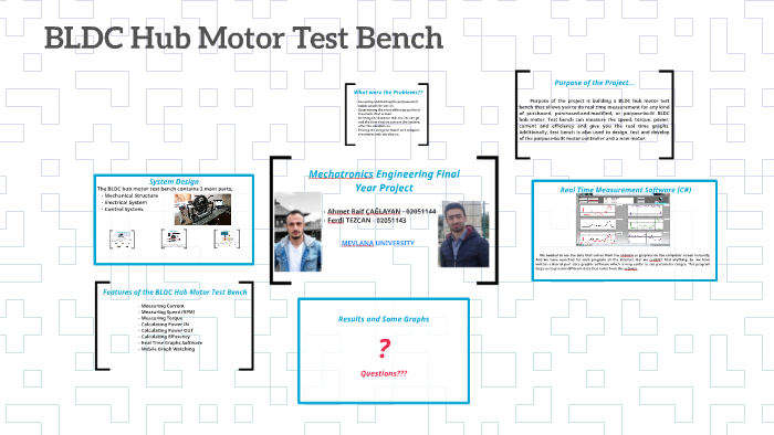 BLDC Hub Motor Test Bench by Ahmet Raif Çağlayan on Prezi