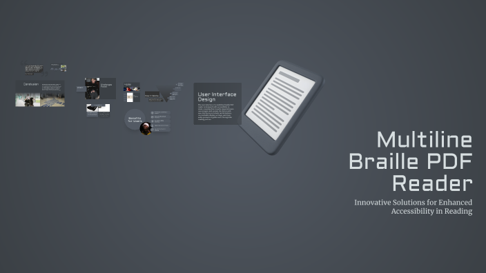 Multiline Braille PDF Reader: Hardware and Challenges by Dr.K. Jayanthi ...