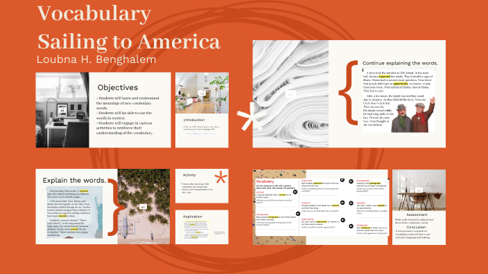 Vocabulary Sailing to America by Loubna Hafidha on Prezi