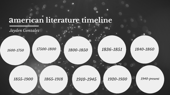 american literature timeline by Jayden Gonzalez on Prezi