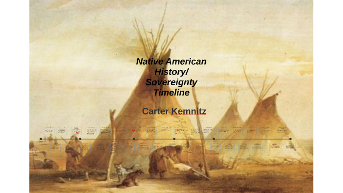 Native American History/Sovereignty Timeline by Carter Kemnitz on Prezi
