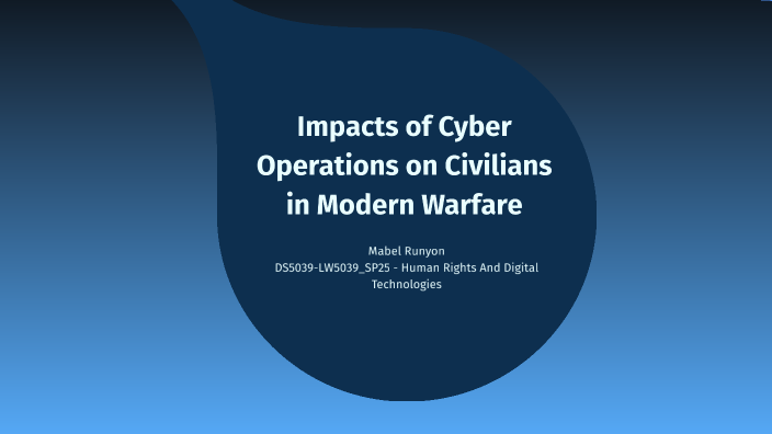 Cyber Operations During War by Mabel Runyon on Prezi