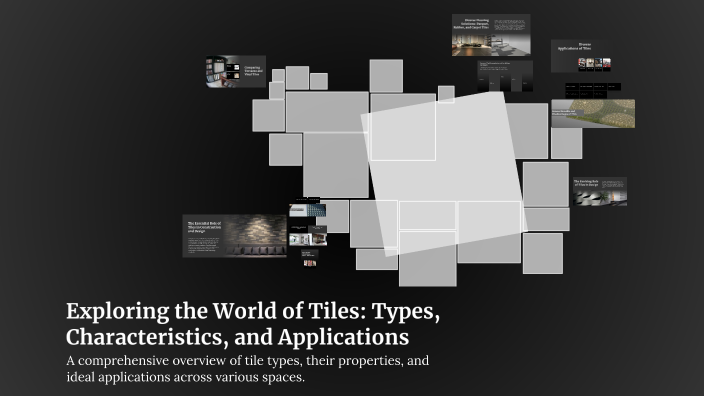 Exploring the World of Tiles: Types, Characteristics, and Applications ...