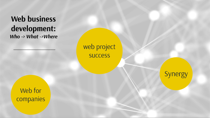 Web business development by christophe Brouard on Prezi