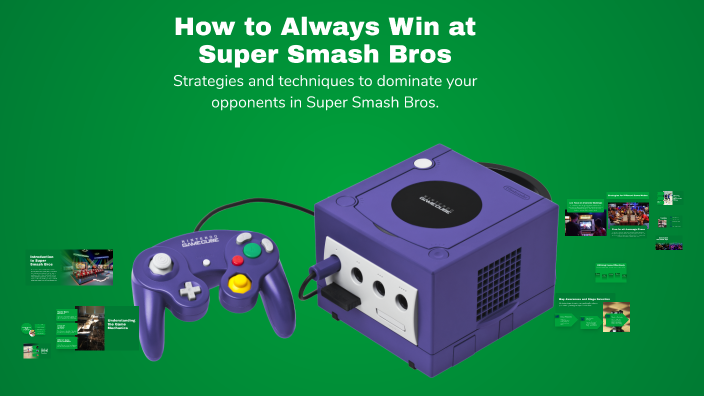How to Always Win at Super Smash Bros by Elijah Cole on Prezi