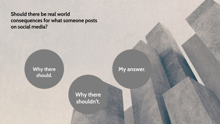 Should there be real world consequences for what someone posts on ...