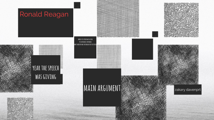 Ronald Reagan's space shuttle challenger speech by zakary davenport on ...