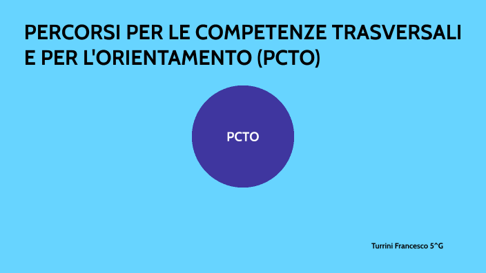 Percorsi per le competenze trasversali e per l’orientamento (PCTO) by ...