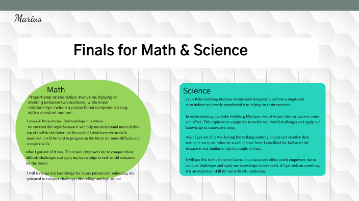 Finals For Math & Science/Camping by Marius Stemmerman on Prezi