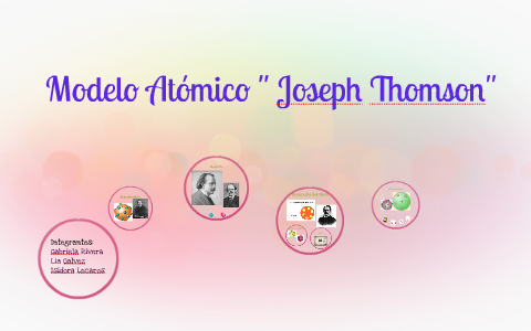 Modelo Atomico " Joseph Thomson" by Gaby Rivera on Prezi