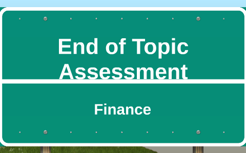 End of Topic Assessment by Andrew Lingard