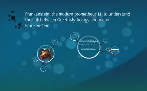Frankenstein: the modern prometheus LI: to understand the li by Clare ...