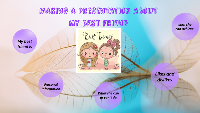 Making a presentation about my best friend by Edna Zoranny Ramírez ...