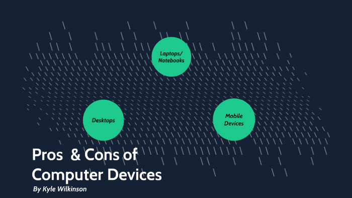 Pro and Cons of types of Computers by Kyle Wilkinson on Prezi