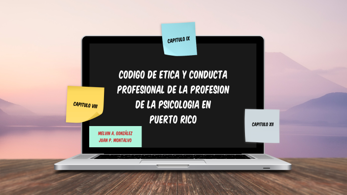 CODIGO DE ETICA Y CONDUCTA PROFESIONAL O DE LA PROFESION DE LA ...