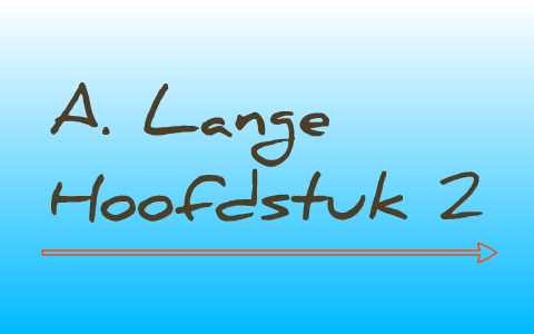 A. Lange: stromingen en hun geschiedenis by Helma Hendriks on Prezi