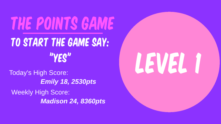 Points Game by Theodore Castle on Prezi