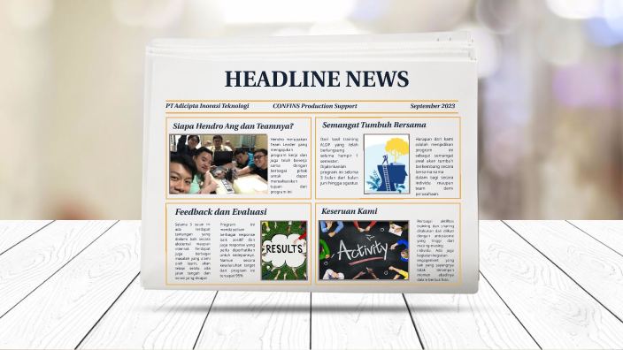 Semangat Tumbuh Bersama Summary Report by Hendro Ang Handaka on Prezi