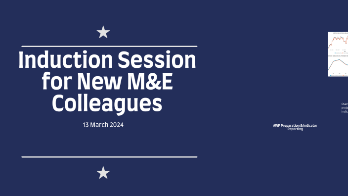 Induction Session for the New M&E Colleagues by on Prezi